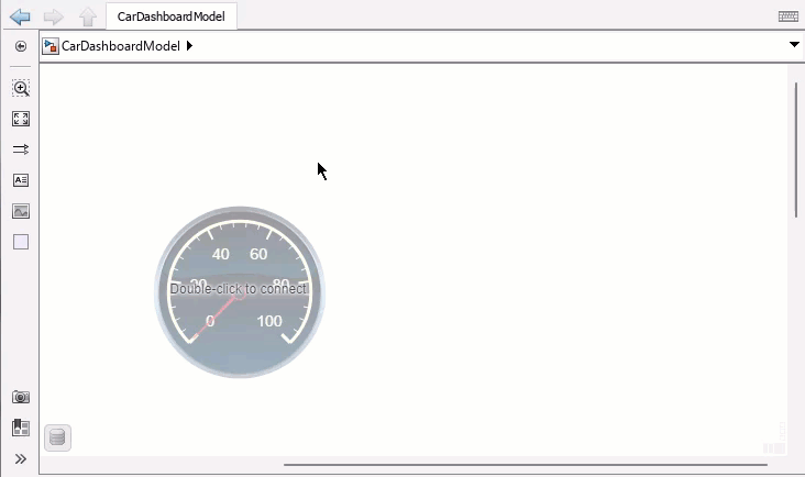 Create A Realistic Dashboard Using Blocks From The Customizable Blocks Library Matlab And Simulink