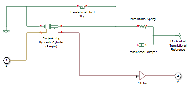 Spring-Loaded Accumulator - (To be removed) Hydraulic accumulator with ...